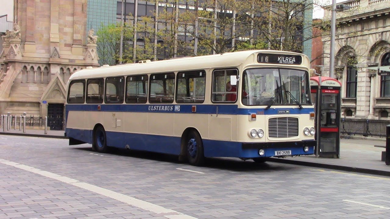 Ride on Preserved Ulsterbus Bristol RE number 2599 21/4/17 - YouTube