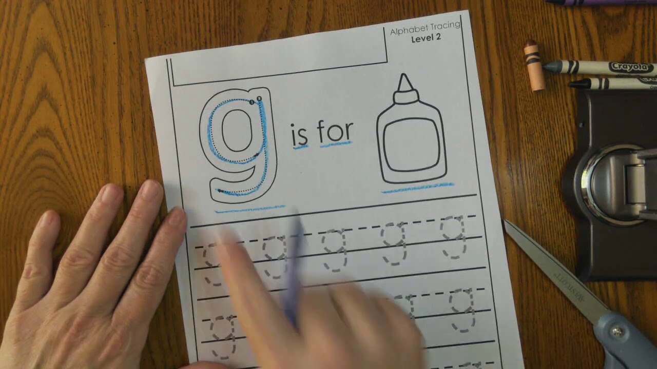 g is for glue - YouTube