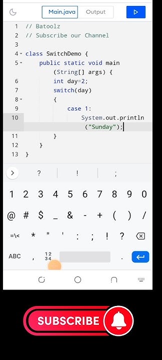 Java Switch Statement Example Shorts Short Java Javaprogramming Javascript Javatutorial