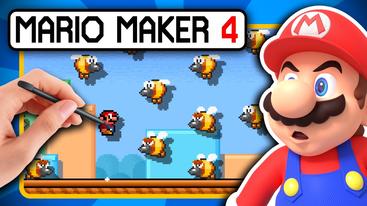 Super Mario Maker 4?! - Let's make a level! - YouTube