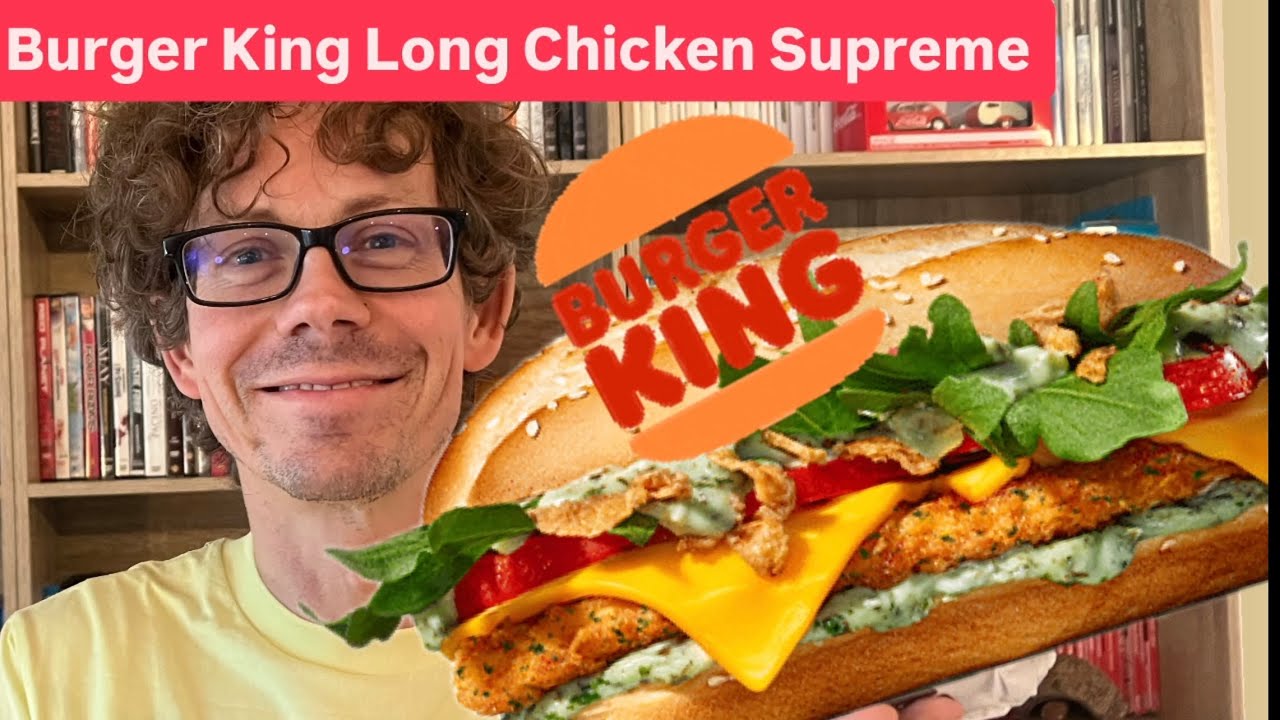 Burger King: Long Chicken Supreme mit XXL Cheddar Cheese Dip Pot im ...