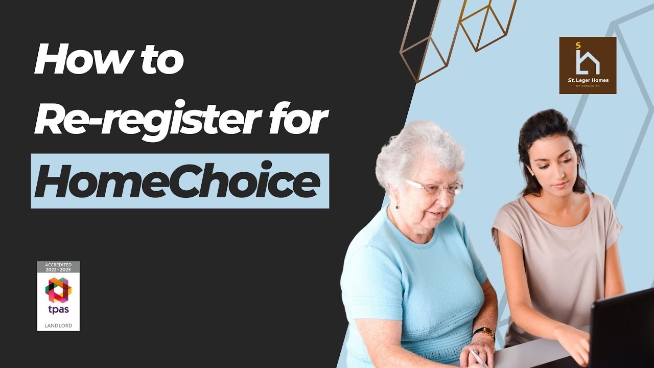 How to... | Re-register for Doncaster HomeChoice - YouTube