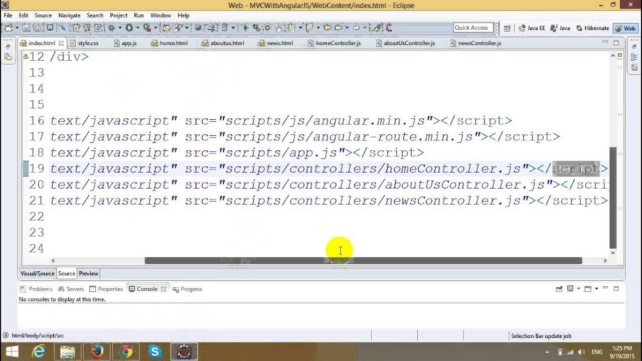 MVC Architecture in AngularJS - Part 1 - YouTube