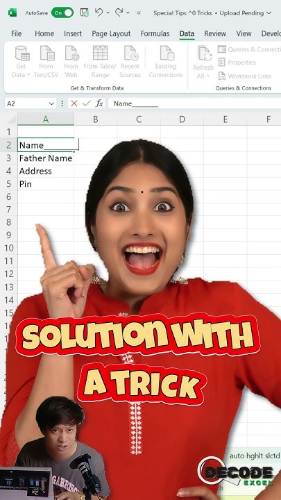Amazing Excel Trick You Must Know 💯 Excel Computer Exceltips Shorts Youtube