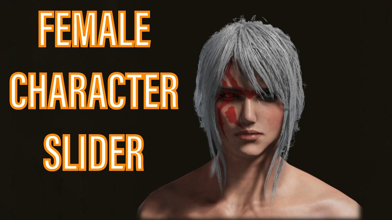 Elden Ring - My Female Character Slider - Good Looking Female Character ...