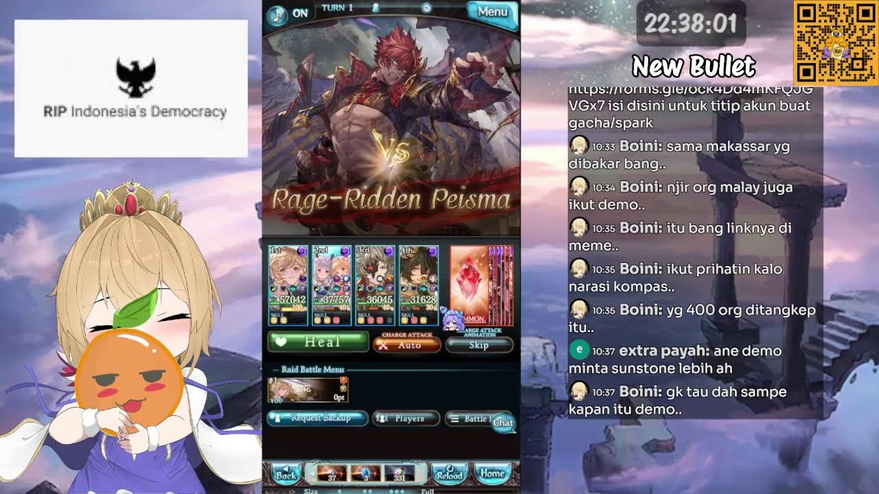 【Granblue Fantasy】Stream#565, RIP Indonesia's Democracy - YouTube
