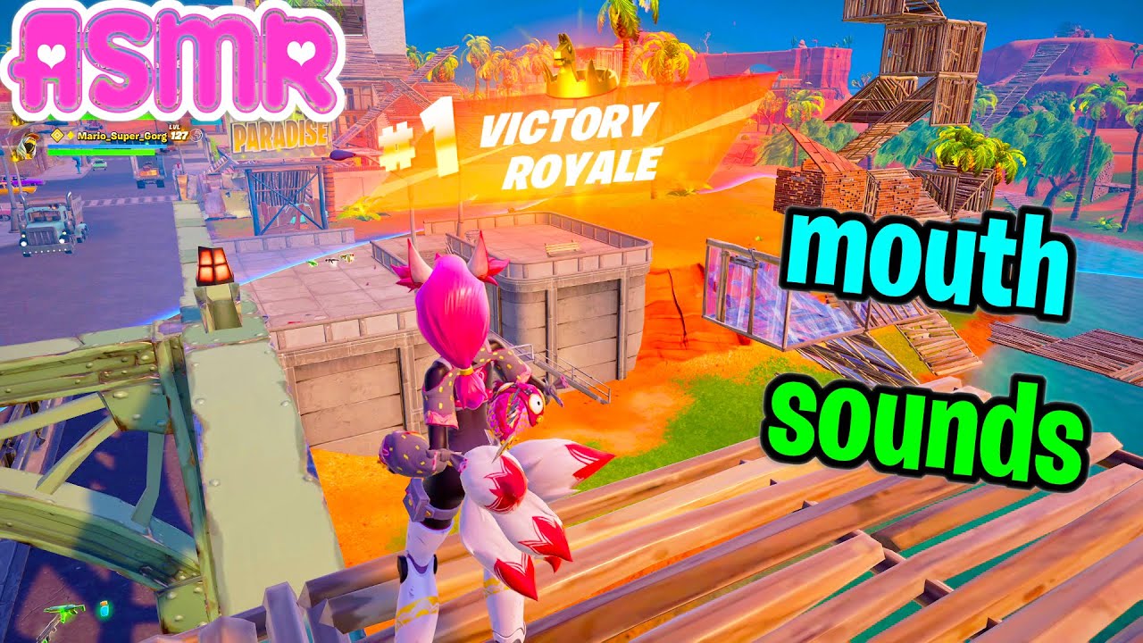 ASMR Gaming 🍀 Fortnite Ranked Reload Relaxing Trigger Words ...