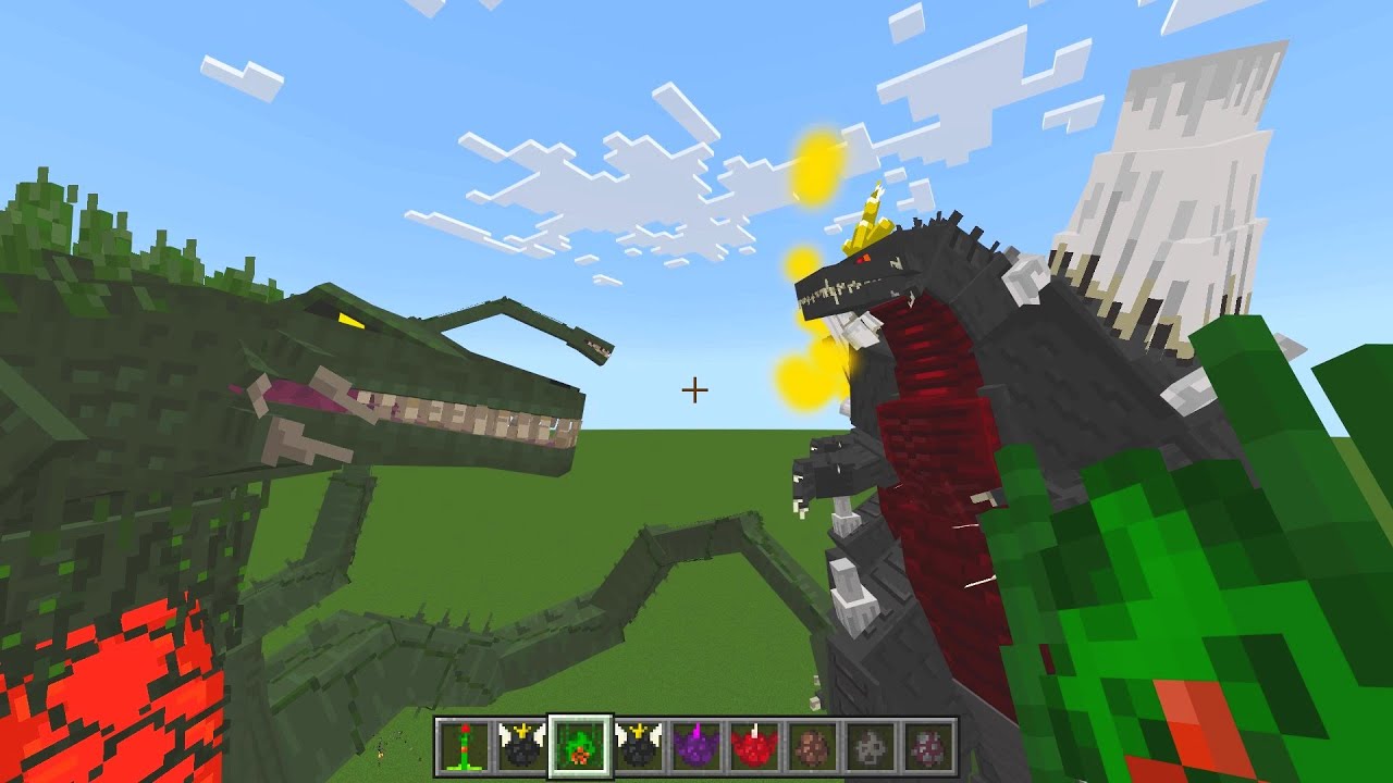 Godzilla's Greatest Enemies MOD in Minecraft - YouTube