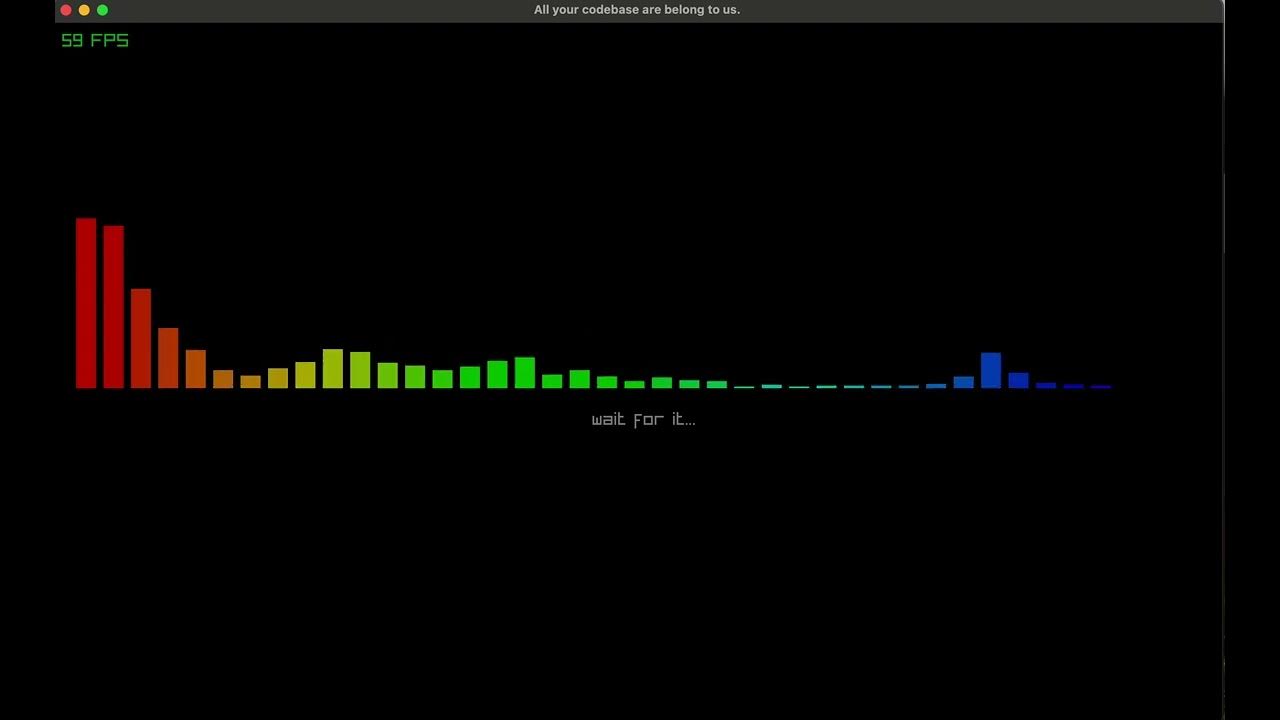 Zigualizer: A music visualizer built with Zig, powered by the FFT algorithm. - YouTube