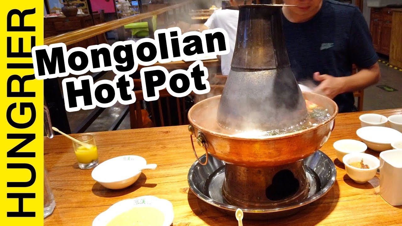 How to eat Mongolian Hot Pot (Instant-boiled mutton) | BEST STREET FOOD ...