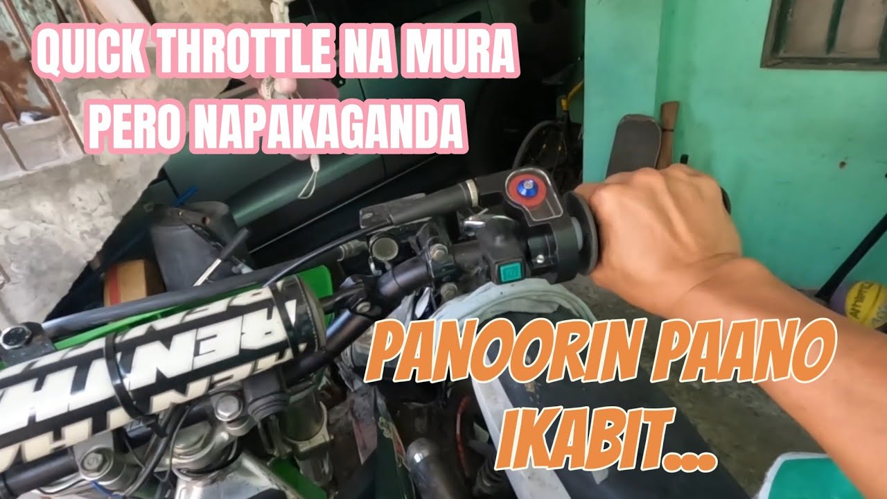 HOW TO INSTALL QUICK THROTTLE ON DIRT BIKE? TUTORIAL QUICK THROTTLE ...