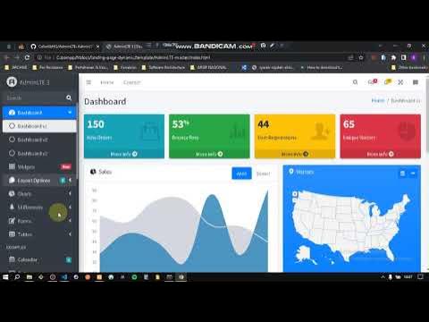 Membuat Landing Page Dinamis dengan Laravel 10 : Integrasi Admin LTE ...
