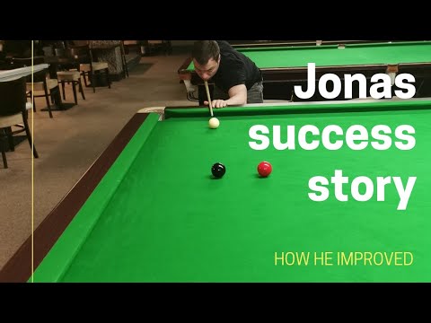 Snooker coaching review - Jonas (beginner level) - YouTube