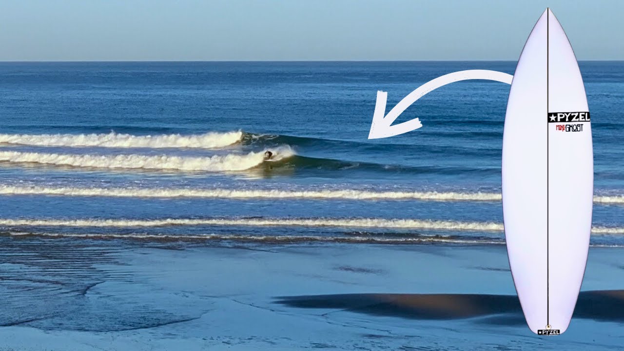 My First Time Surfing a Proper Board - Pyzel Mini Ghost - YouTube