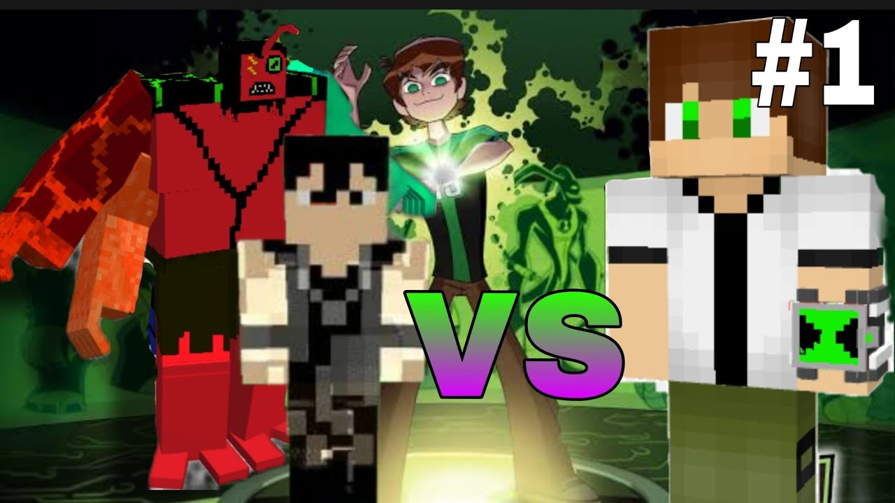 Ben 10 vs kevin 11 In Minecraft - YouTube