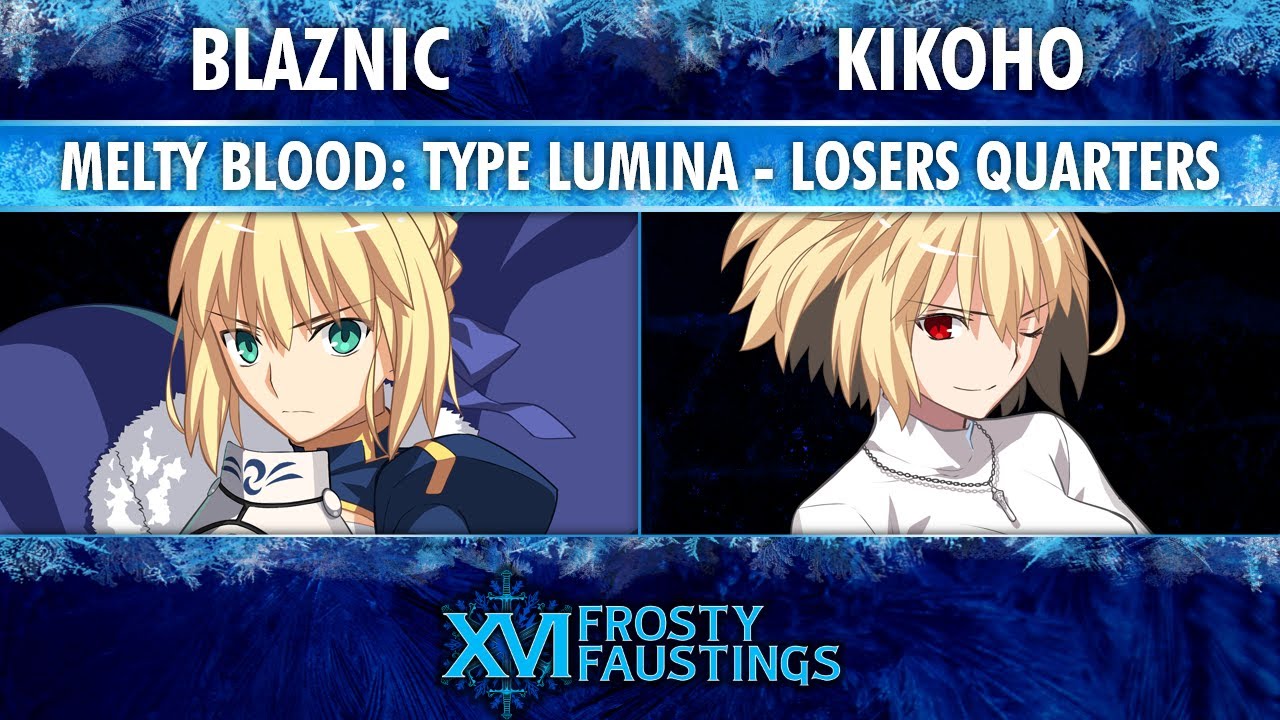 Frosty Faustings XVI Losers Quarters - blaznic (Saber) vs Kikoho (Red ...