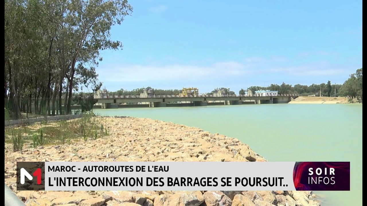 Autoroutes de l´eau : l´interconnexion des barrages se poursuit - YouTube