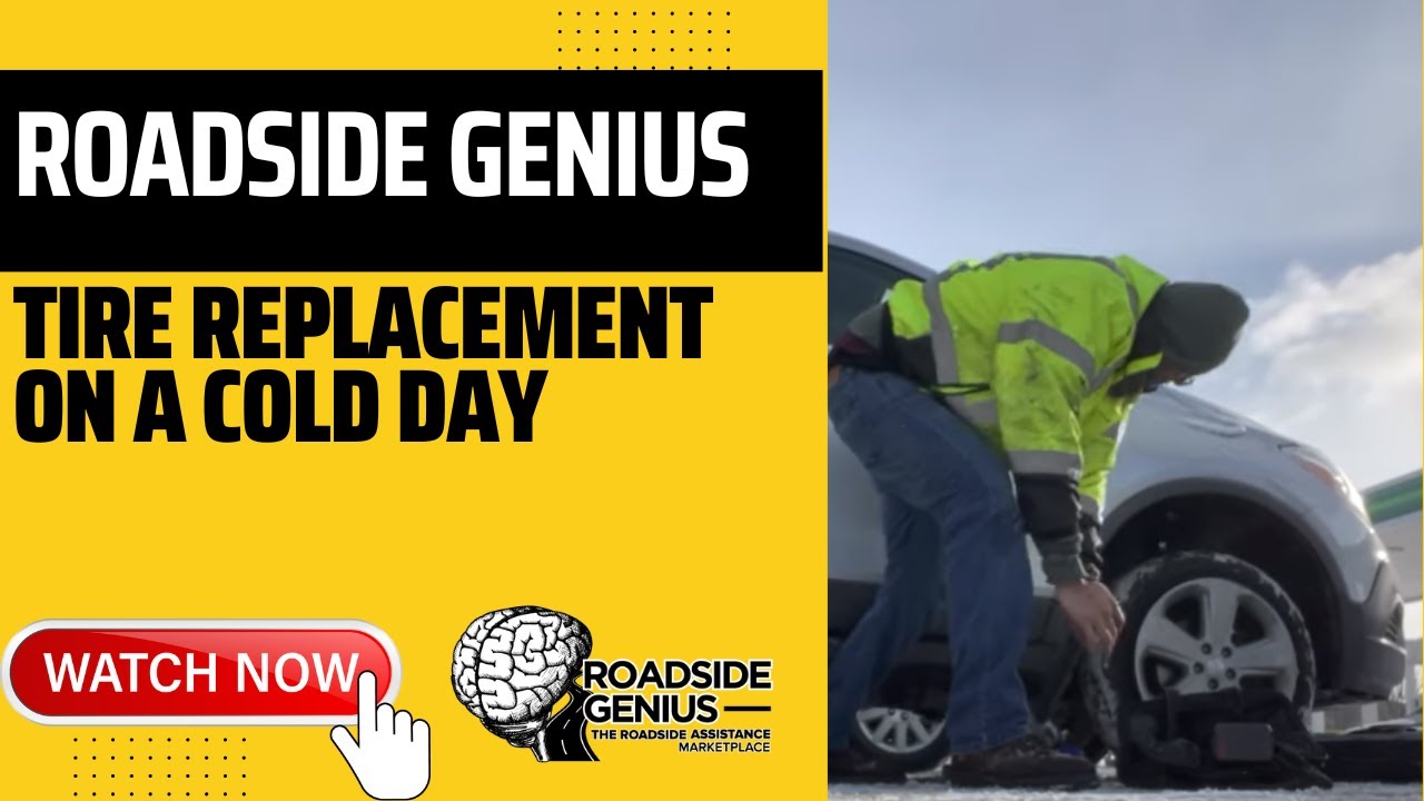 6 Minute Tire Change Service | Roadside Genius - YouTube