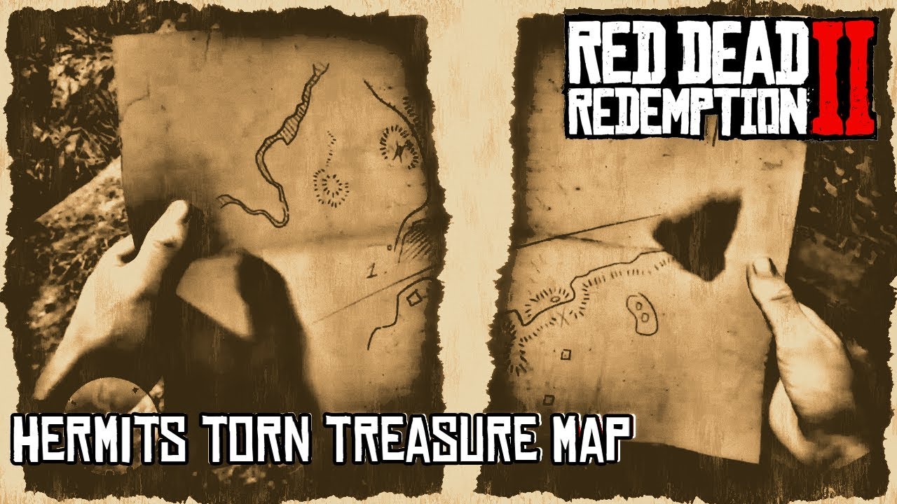 Finding Torn Treasure Map (Hermits) Location - Narrated By Homer J ...