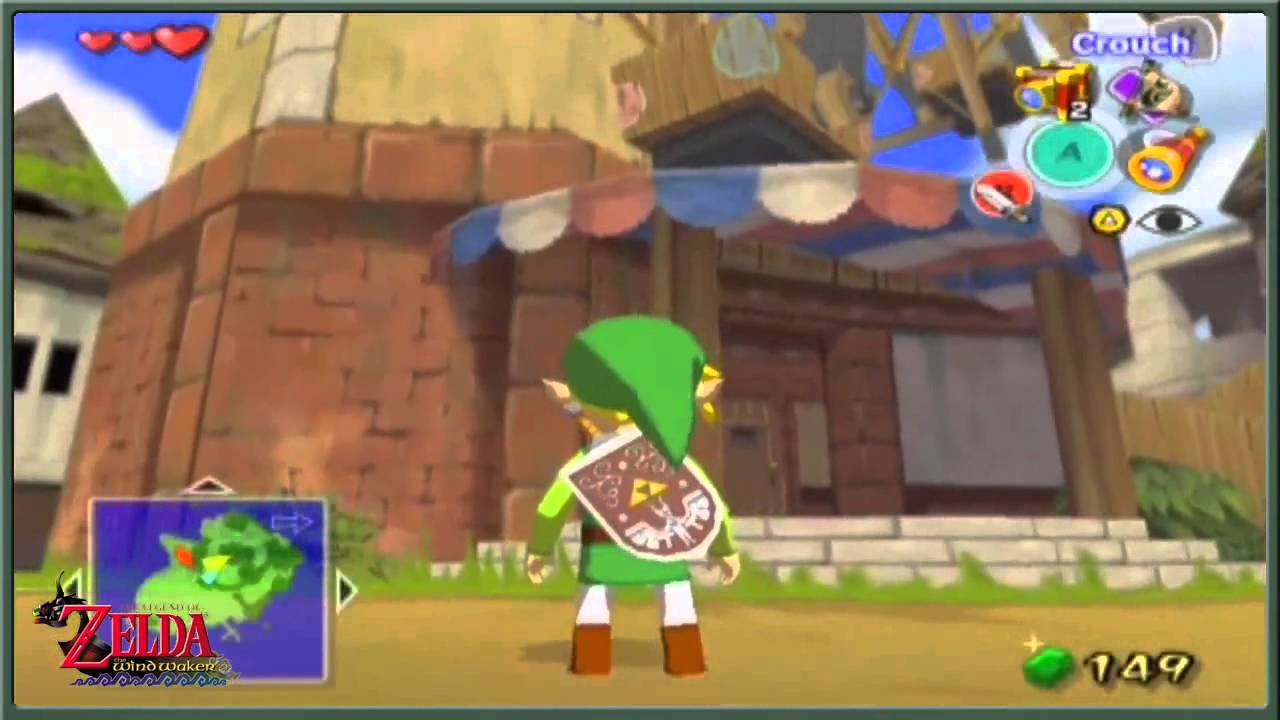 The Legend of Zelda Wind Waker - Exploring Windfall Island - Episode 6 ...