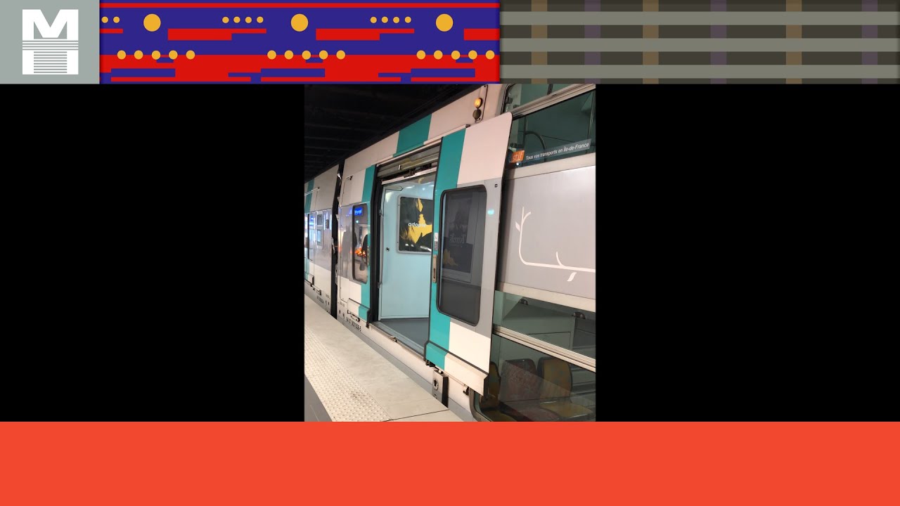 [RER IDFM] RER A - MI09 Alstom Bombardier UM : Fermeture des portes en ...
