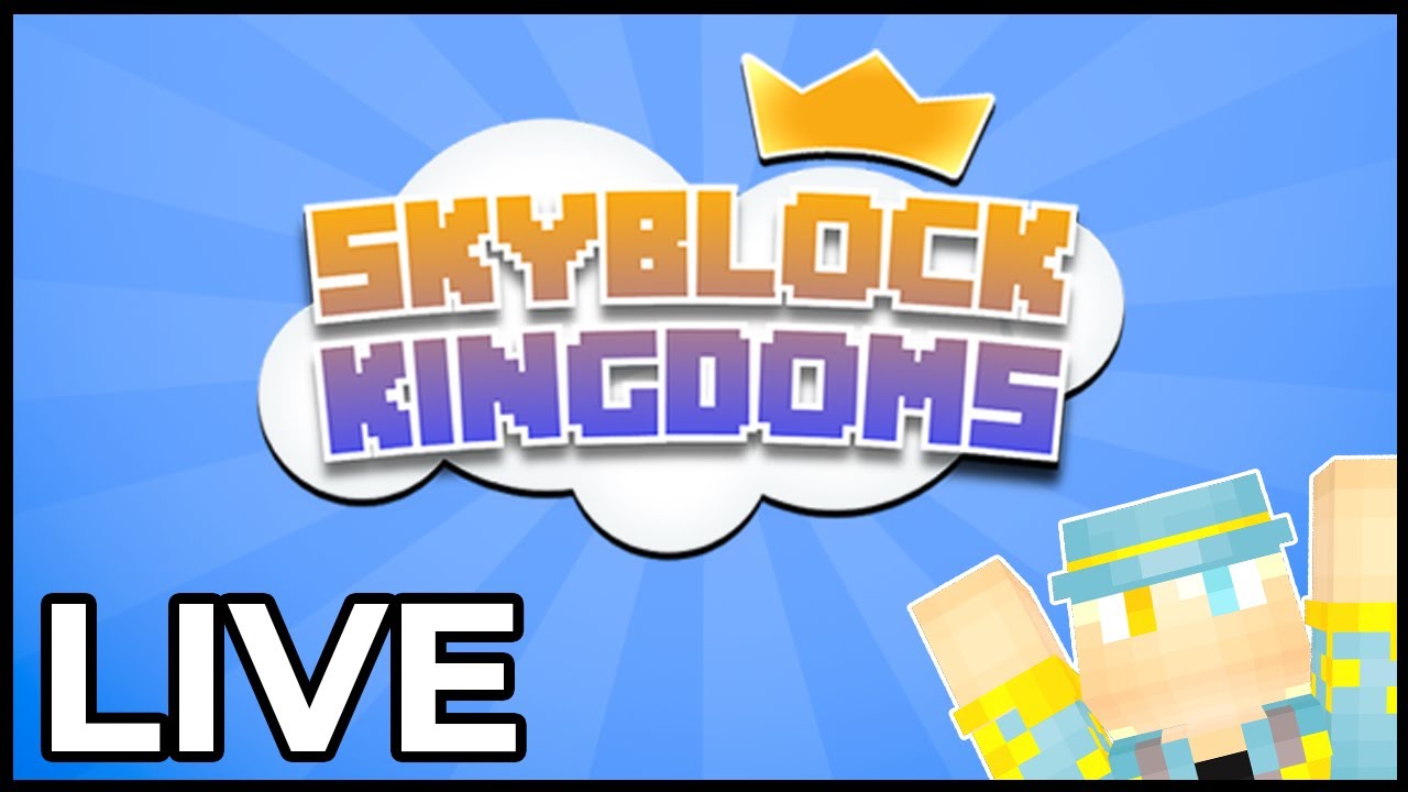 Finally Finishing the Gold Farm | Skyblock Kingdoms LIVE - YouTube