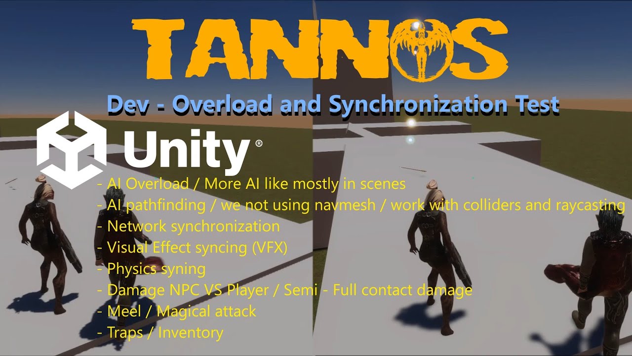 Tannos DevLog (Dev Overload Sync and AI Test) 50+ Zombie - YouTube