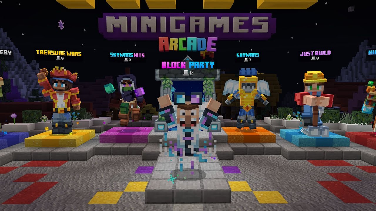 Retro Renegade Block Party The Hive Minecraft - YouTube