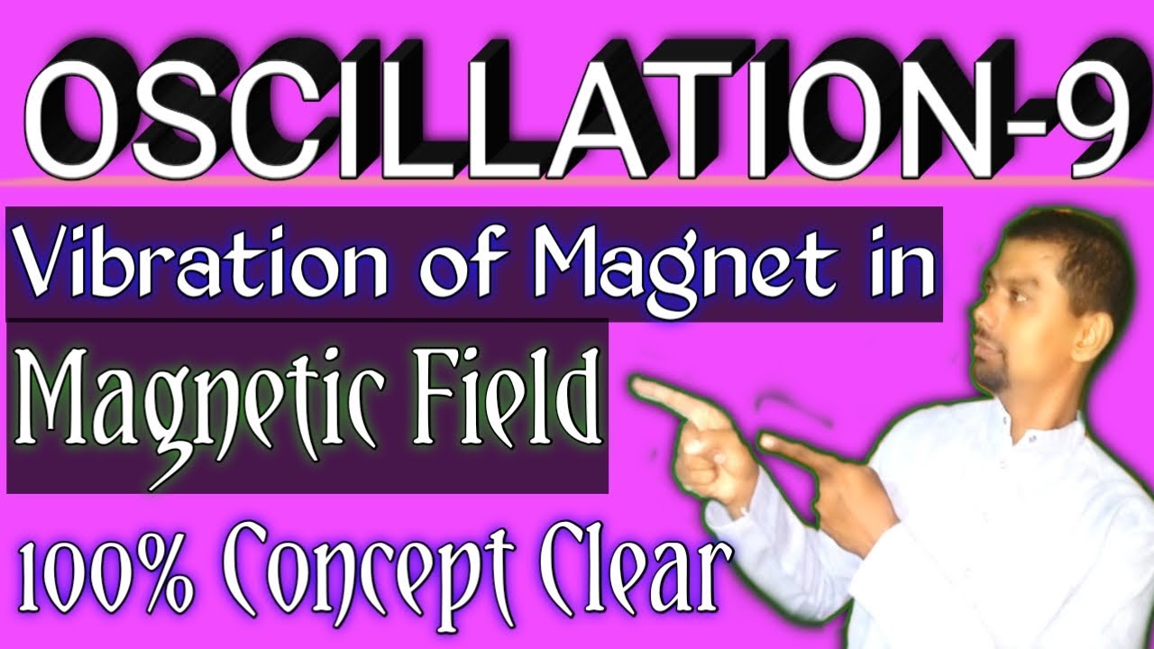 Oscillation-9-Magnet vibrating in uniform magnetic field,Vibration of ...