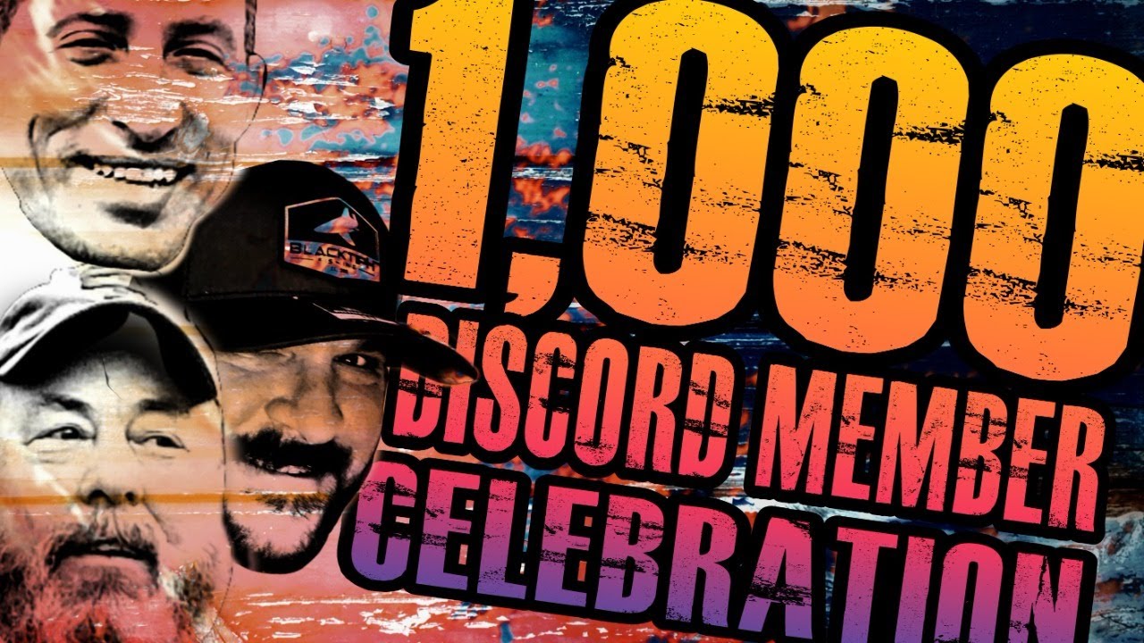 Celebrating 1,000 Members In Discord!!! - YouTube