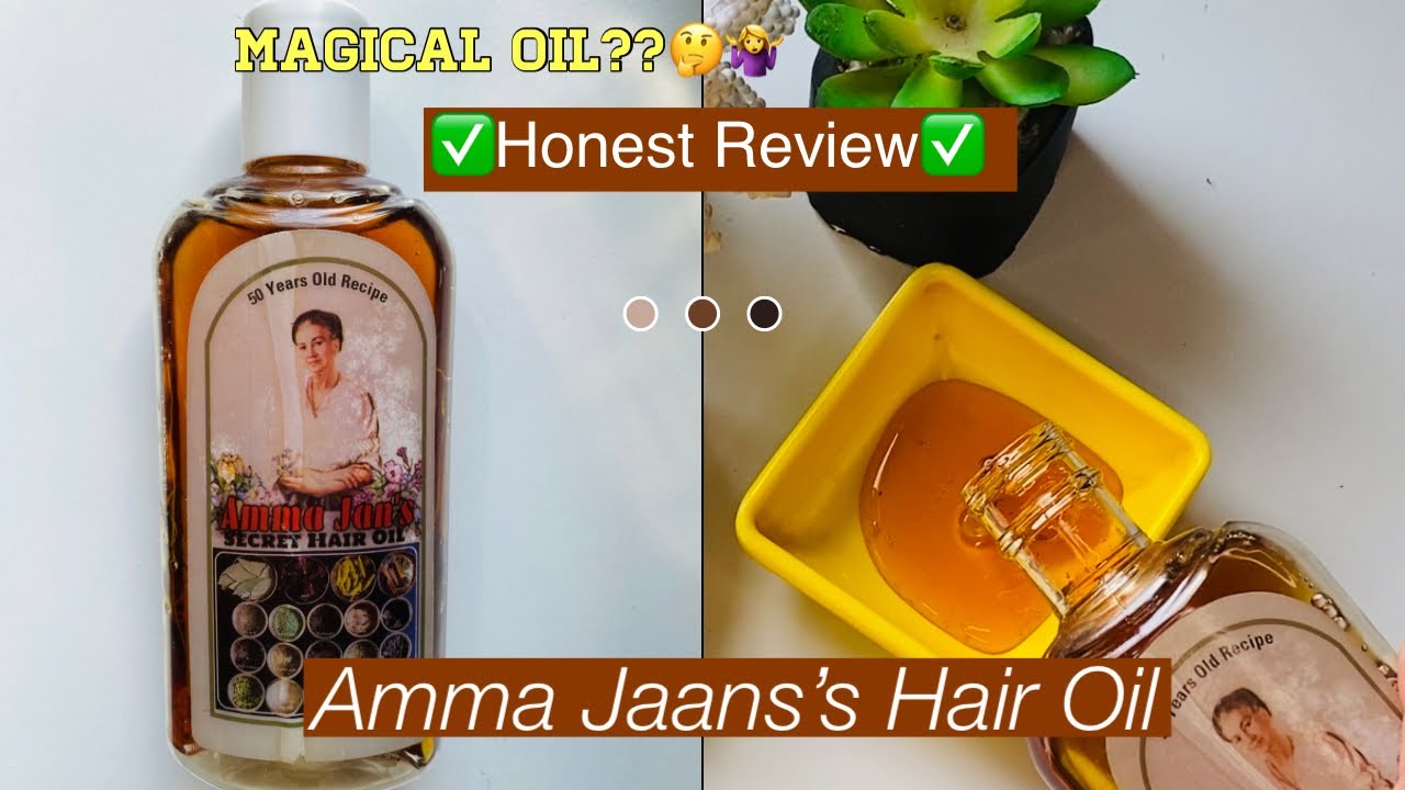 Amma Jaans Hair Oil | Honest Review| Magical Oil | worth the Hype ...