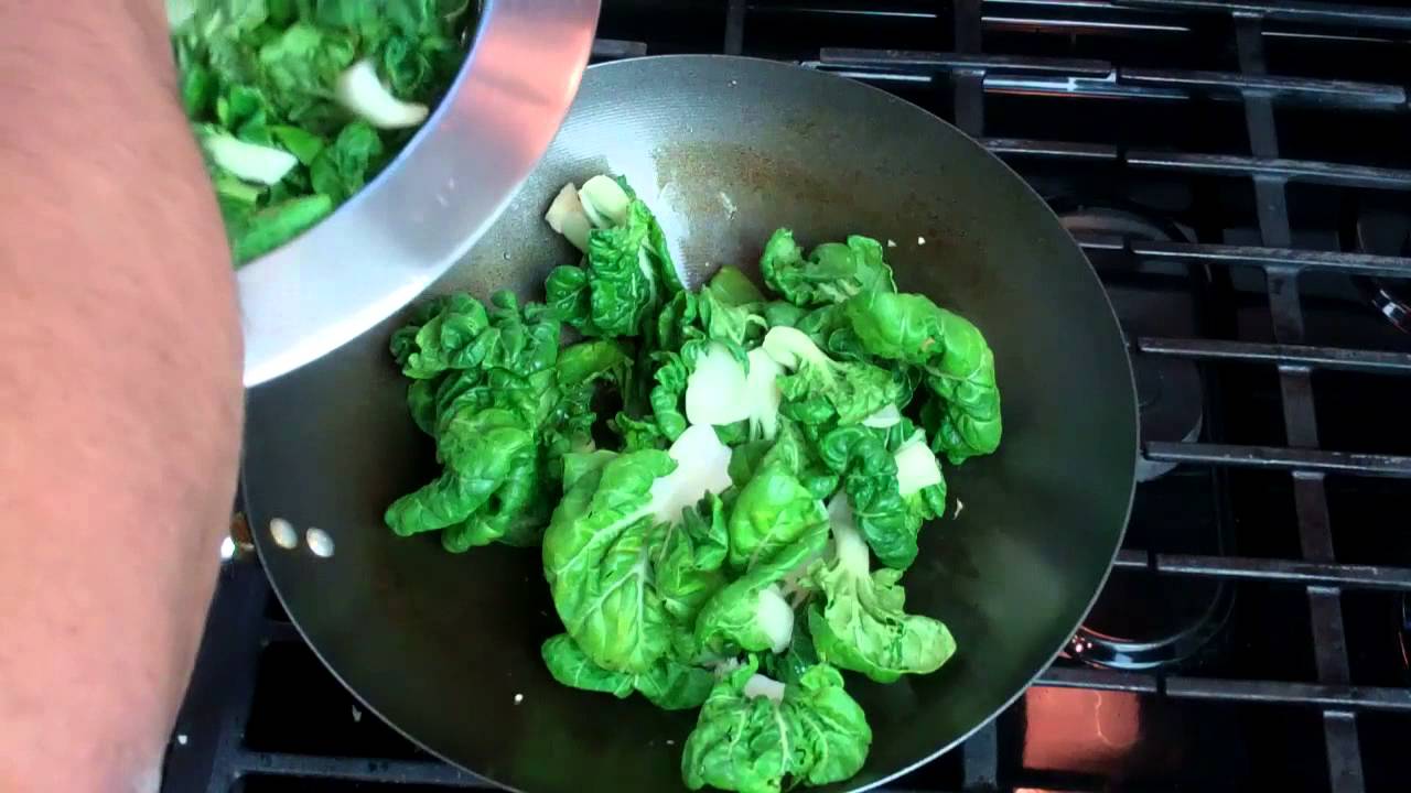 Stir Fry Pak Choi That's Vegetarian, Gluten Free And Delicious. - YouTube