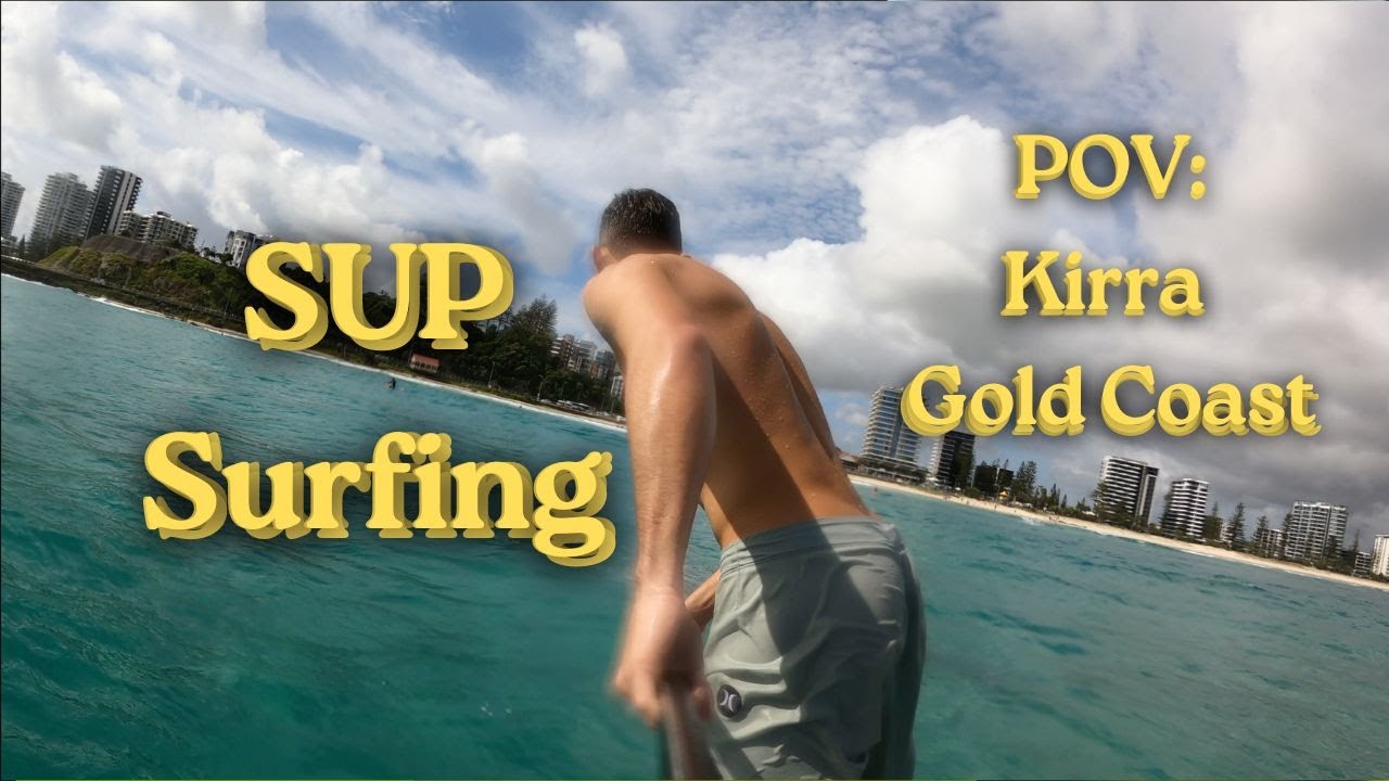 POV: SUP Foil Surfing Kirra Point - Gold Coast - YouTube