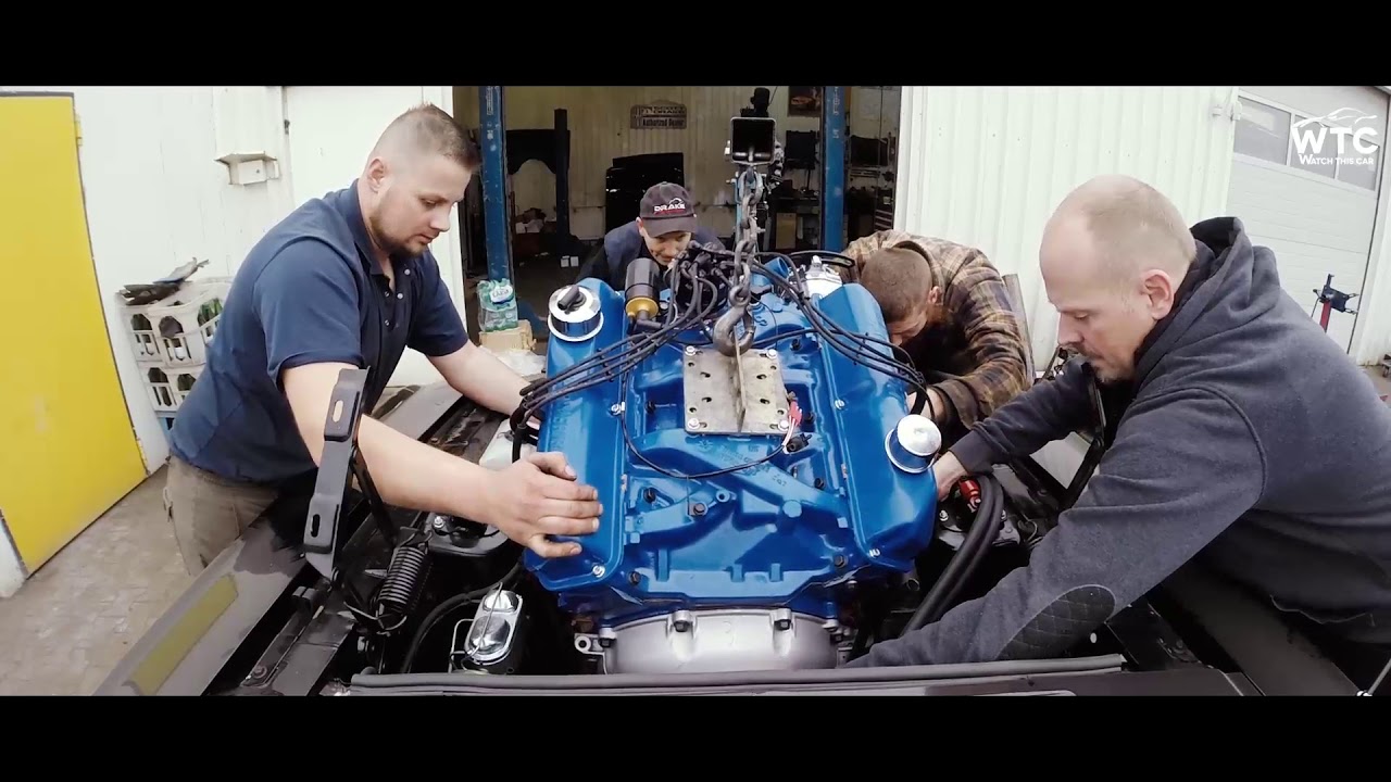 Ford Mustang 1968' Fastback Scode 390 Engine installation [HD ...
