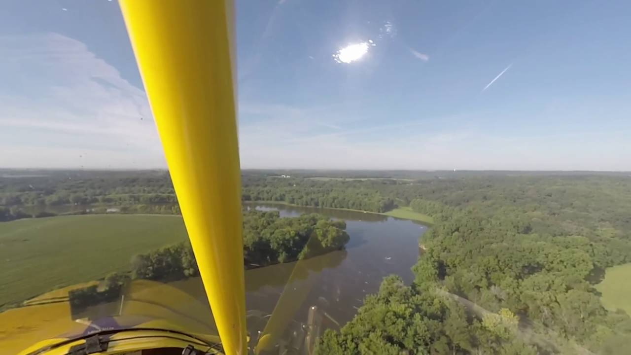Quad City Challenger 1 Special ultralight aircraft flight Aug 14, 2016 ...