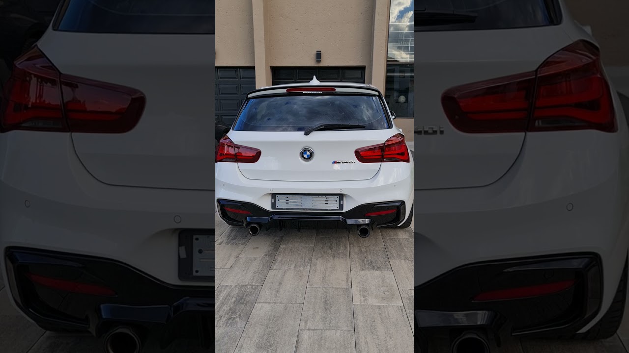 BMW M140i M Performance Exhaust - YouTube