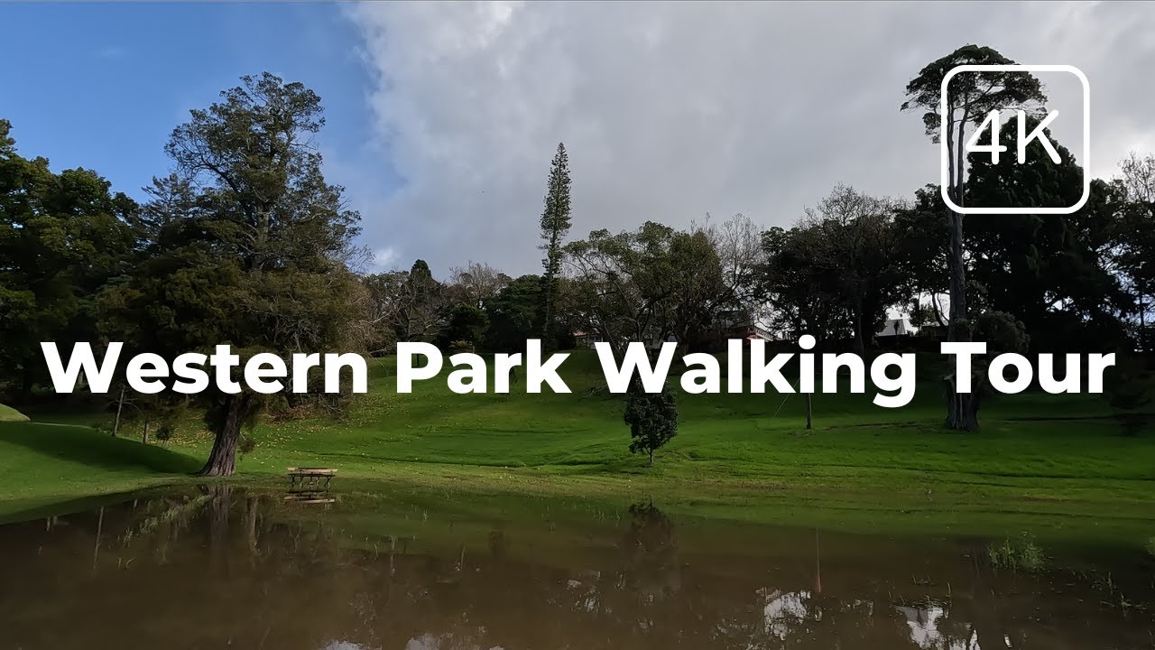 4K Auckland Walking Tour - Western Park - New Zealand: June 2023 - YouTube