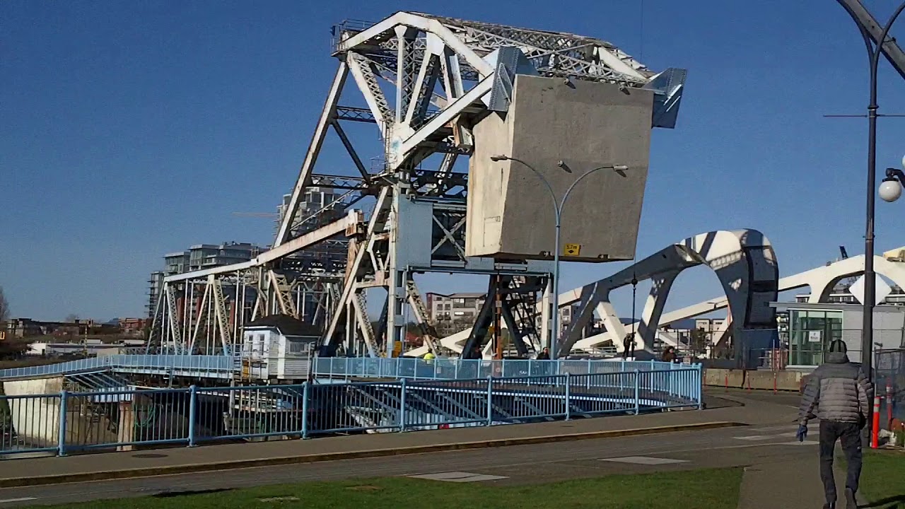 The old (1924) Johnson Street Blue Bridge, Victoria, B.C., Canada ...