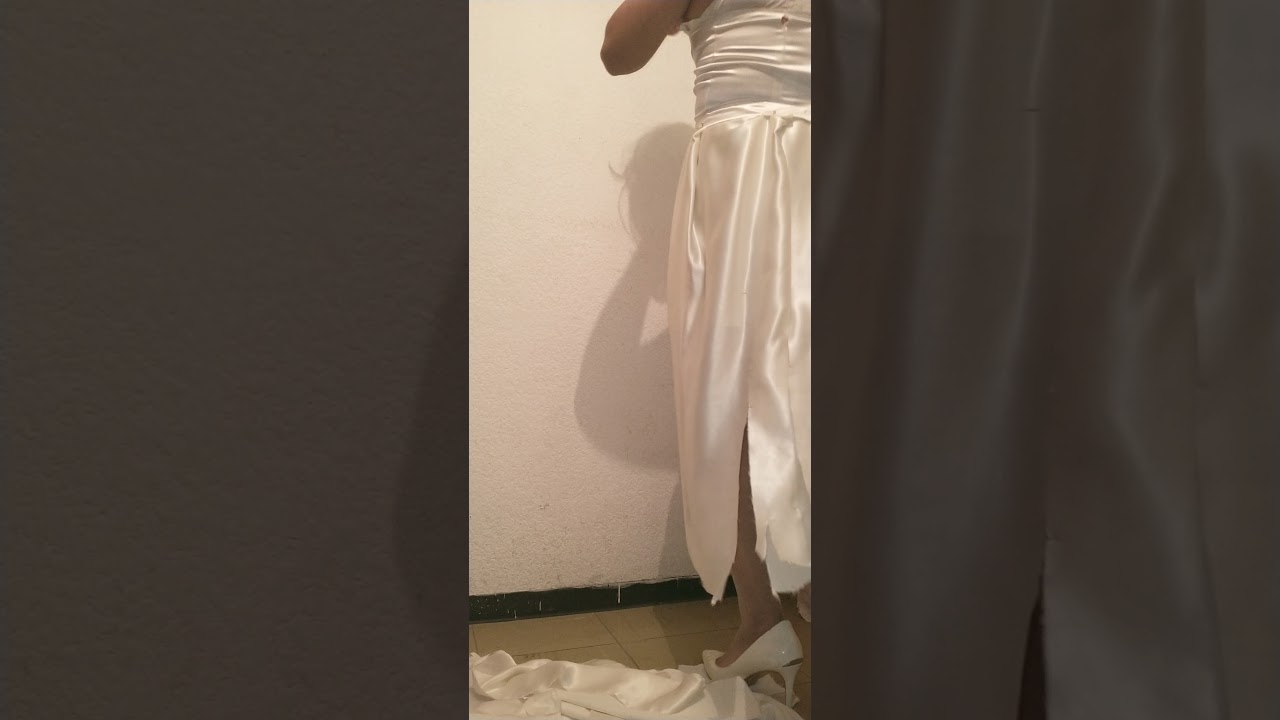 Ripped Wedding Dress Satín Part 5 - YouTube