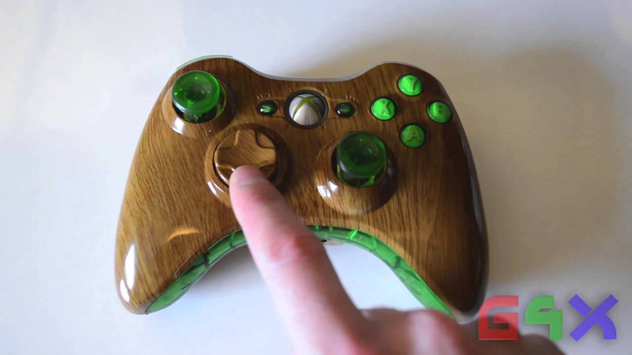Xbox 360 Forest green/ wooden controller MOD + list of parts needed ...