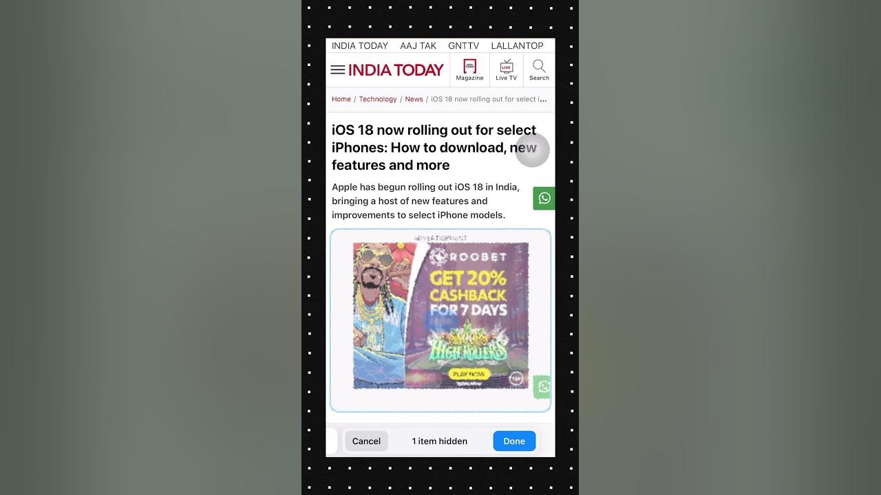 Say goodbye to annoying pop-ups and ads with iOS 18’s new ‘Thanos’ feature! 🧤 #ios18 #iphone16 ...