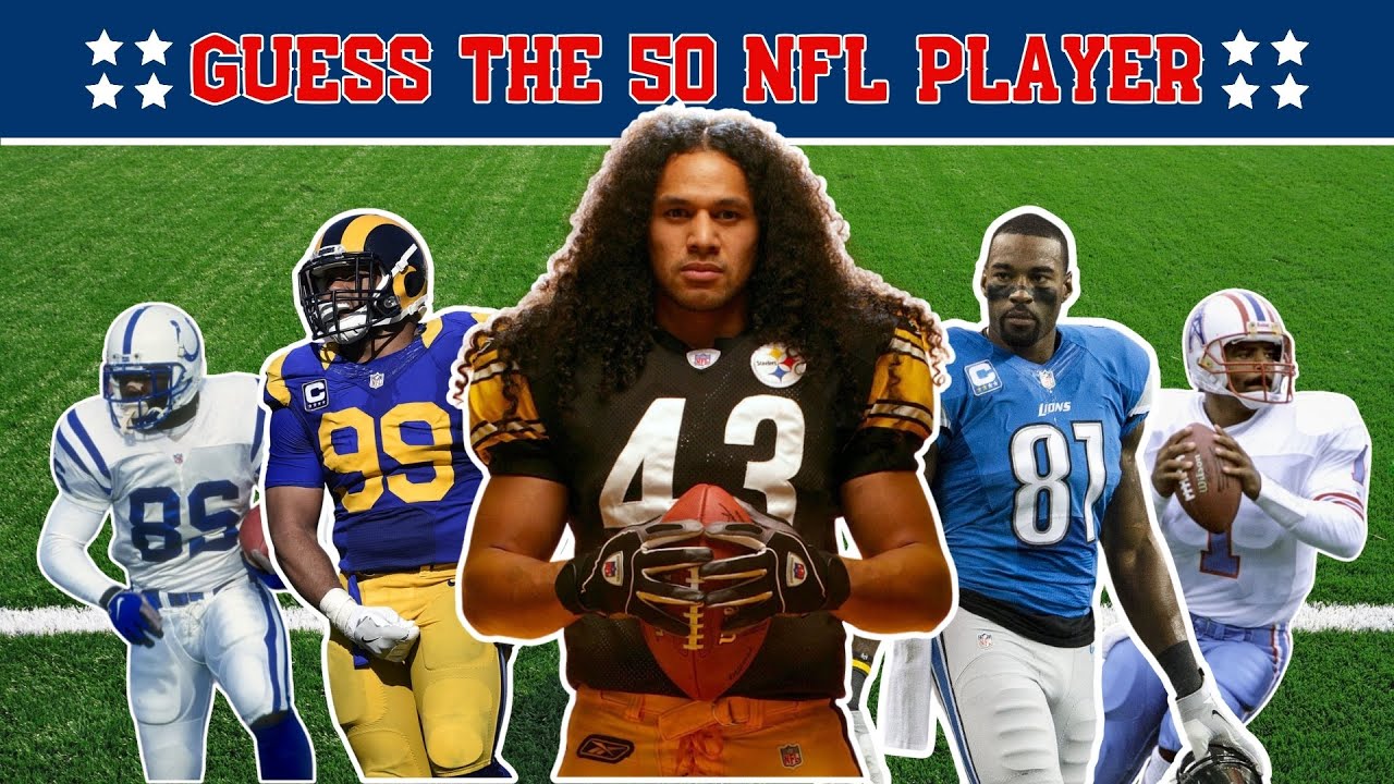 🔥🏈 GUESS THE NFL PLAYER #1 🏟️ | Can You Guess 50 NFL Players? | Willy ...