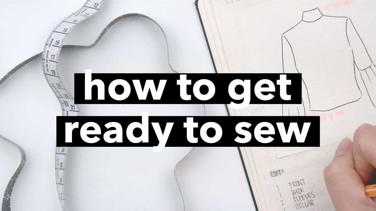 GRWM: How to get ready to sew | WITHWENDY - YouTube