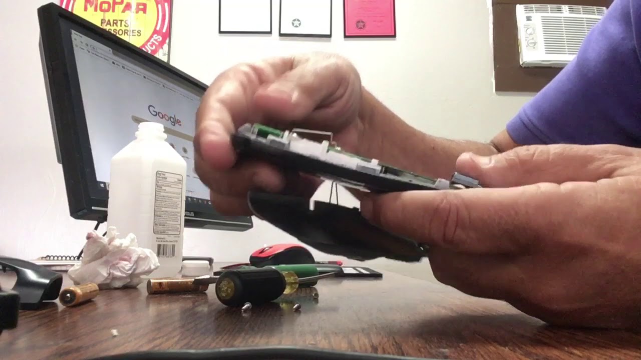 Panasonic phone key pad repair - YouTube