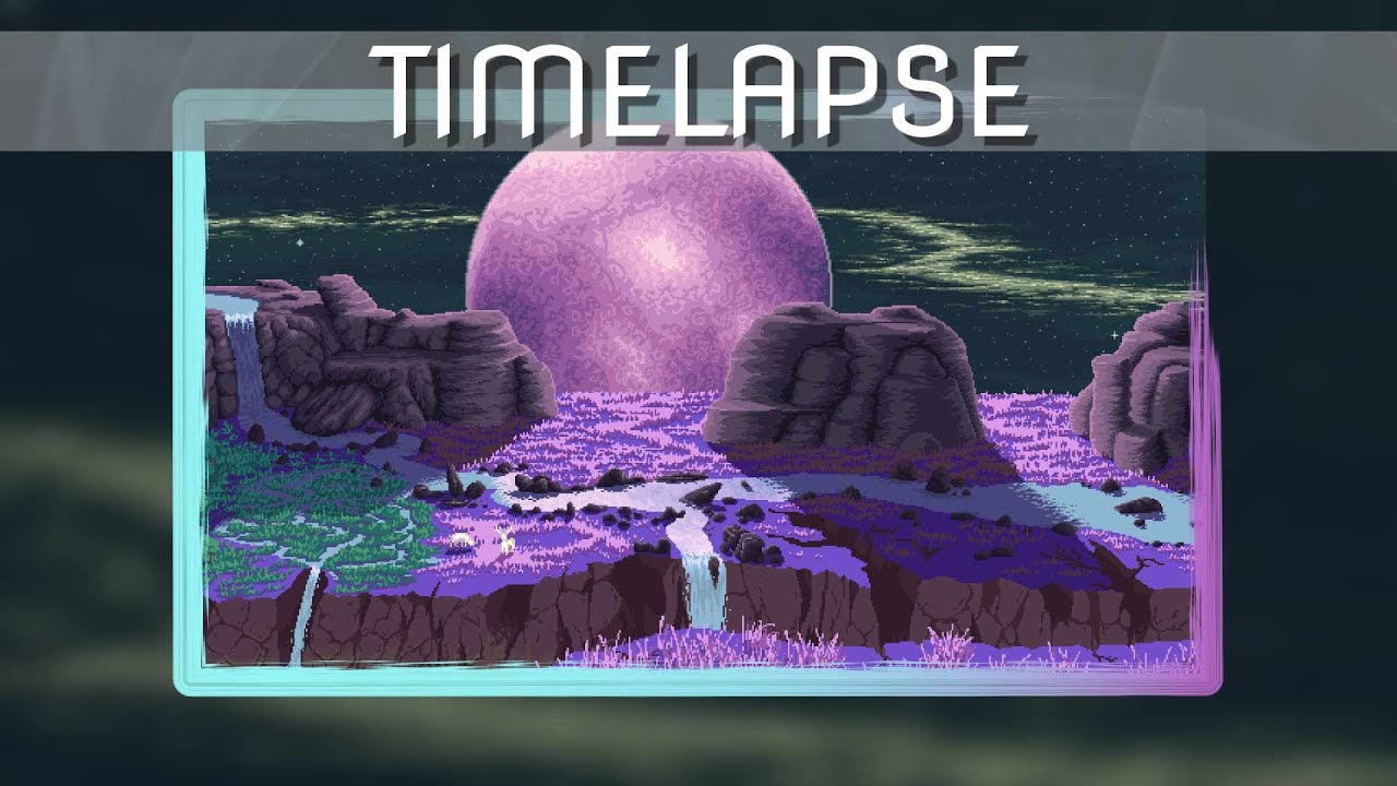 Pixel Art Timelapse - A far-away place - YouTube