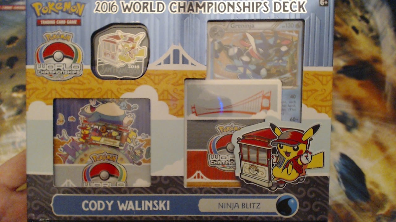 Pokemon TCG : Pokemon 2016 Wold Championships Deck Ninja Blitz Cody ...