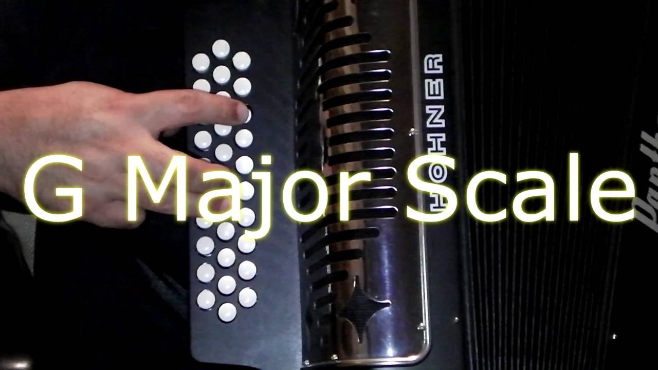 Acordeon de Botones - G Major Scale - Sol Mayor (2 of 12) Acordeon de ...