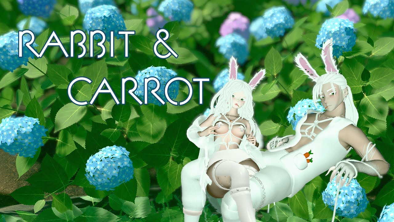 Rabbit & Carrot by Renipuff [VRChat Avatar Showcase] - YouTube