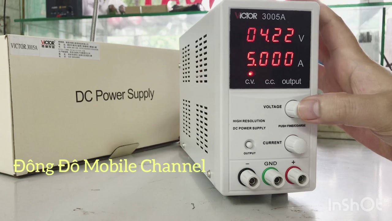 Máy cấp nguồn 5A 30V Victor 3005A - YouTube