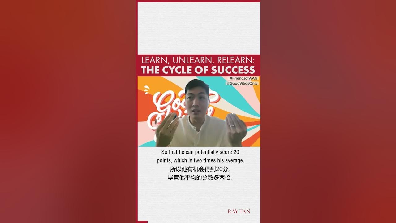 Learn, unlearn, relearn The cycle of success - YouTube
